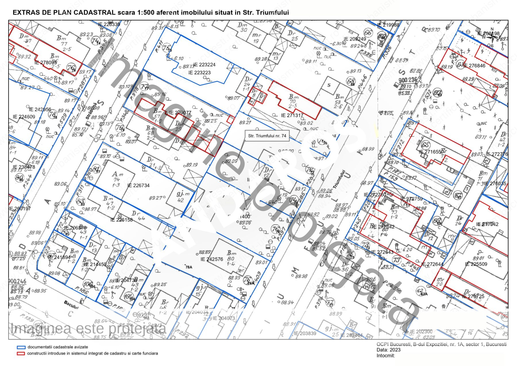 Plan de incadrare in zona - Obtine plan cadastral online!